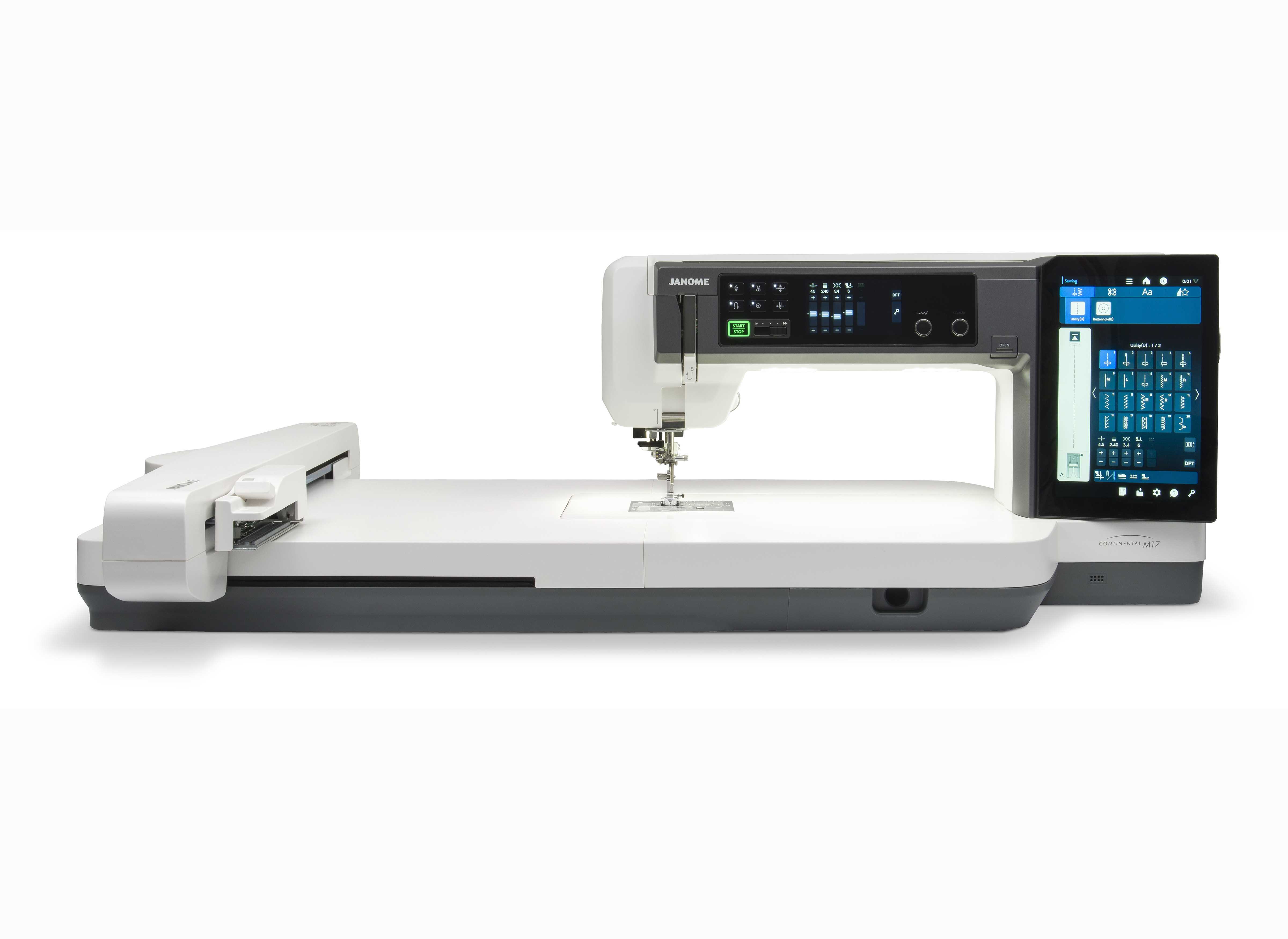 JANOME-M17-EMBROIDERY MACHINE-QUILT